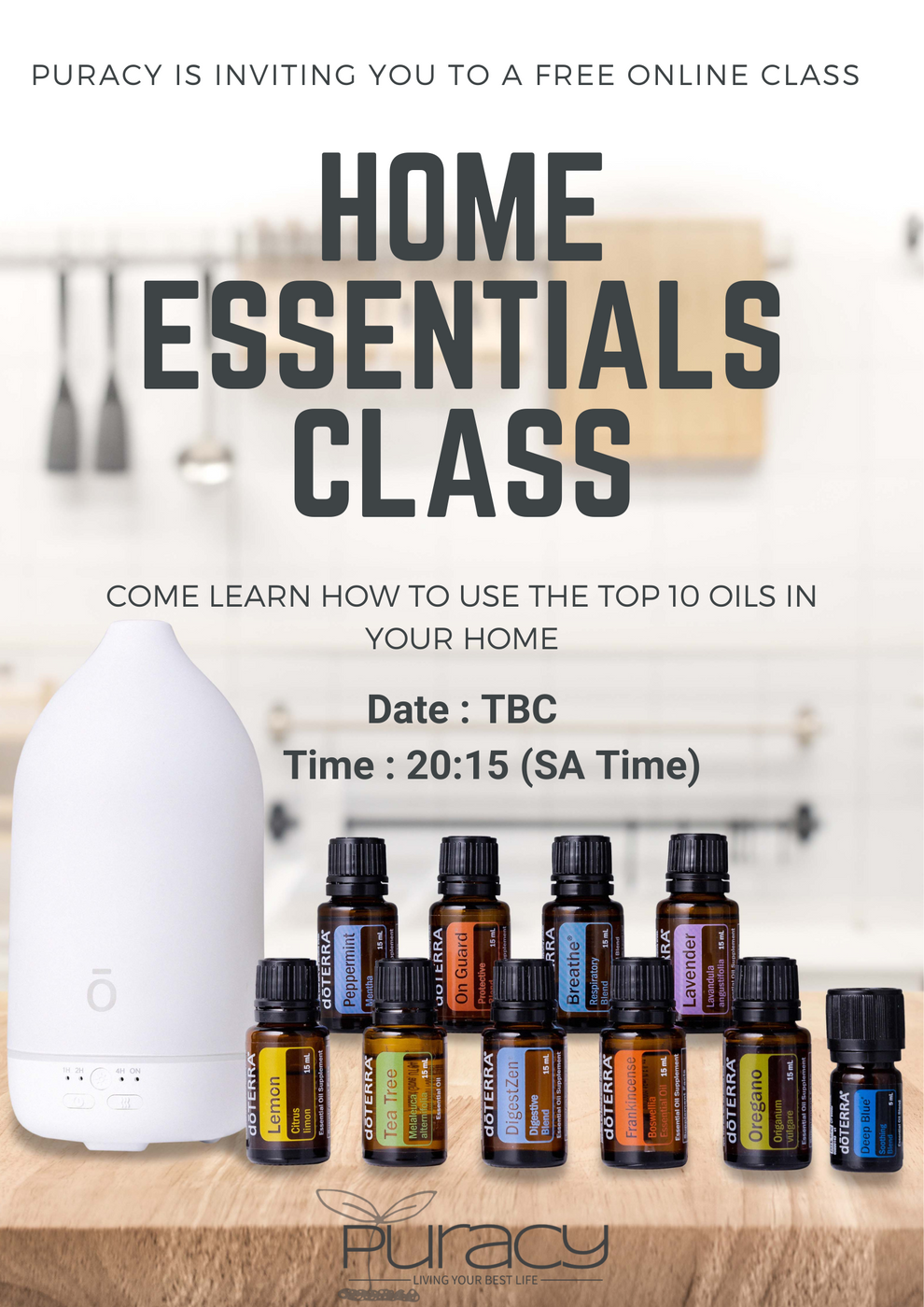 Top 10 Essential Oil Class – Puracy